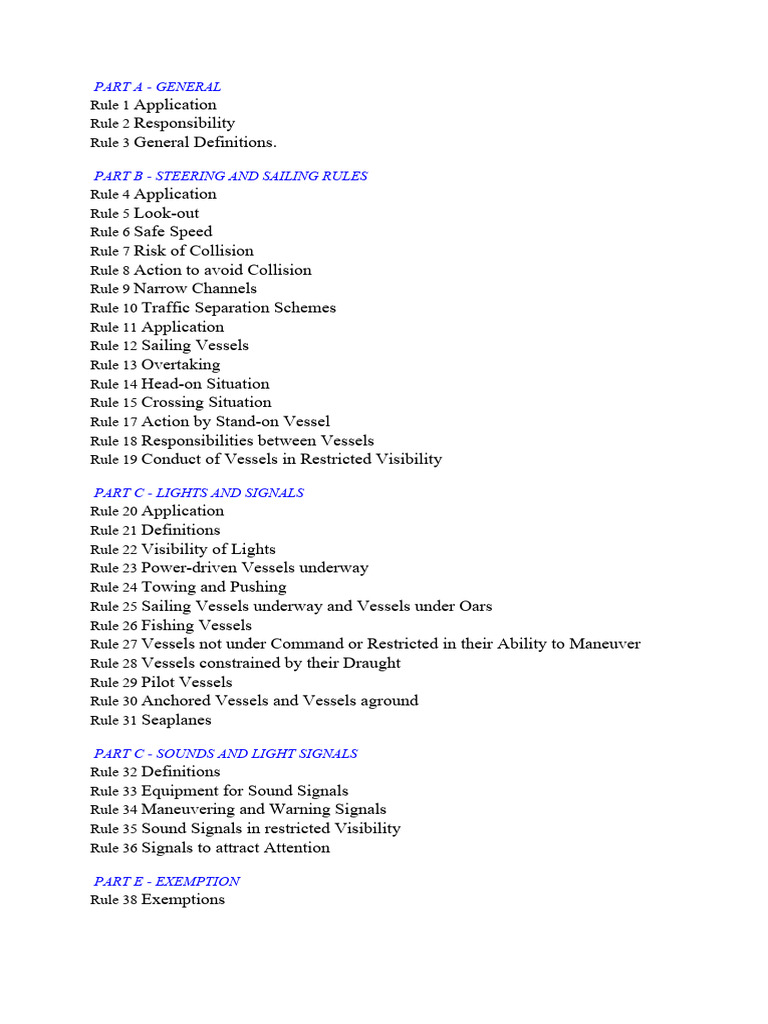 Irpcs 1972 | PDF | Water Transport | Shipping