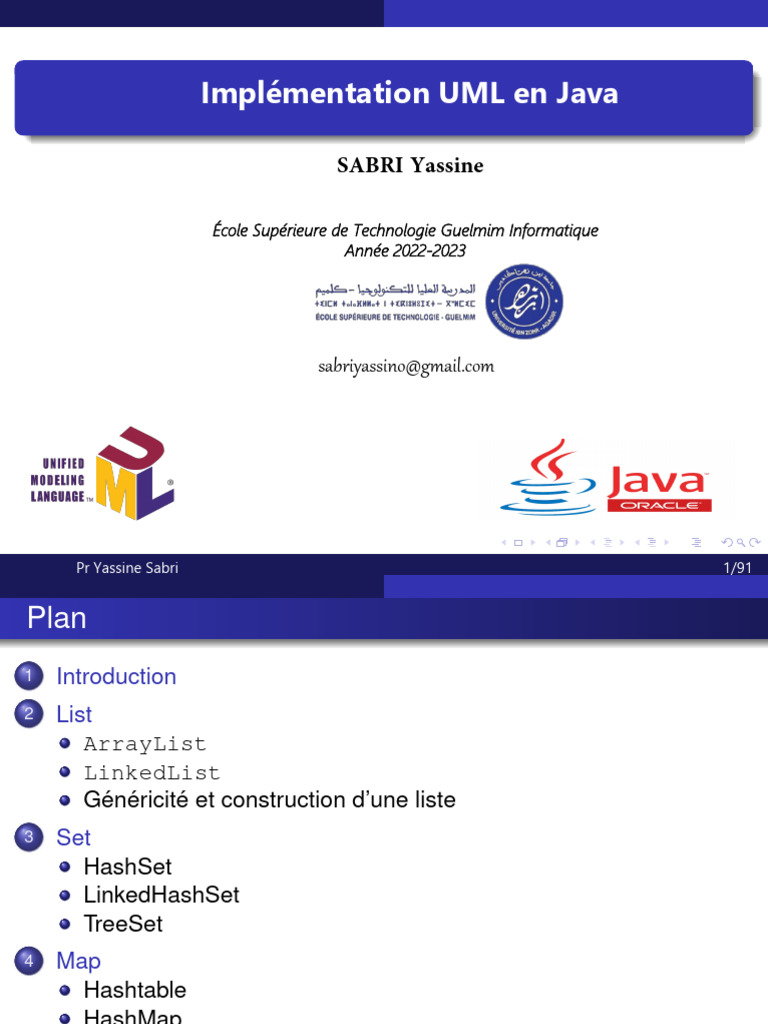 UML et Collections Java: Guide Complet | PDF | Java (Langage de ...