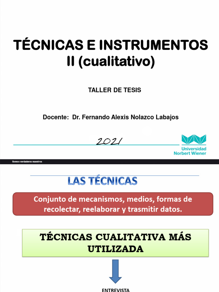 Educación Virtual PPT Instrumento 2 Wiener 2021 | PDF