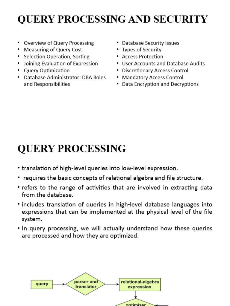 Query Processing | PDF | Database Index | Databases Query Processing | PDF | Database Index | Databases