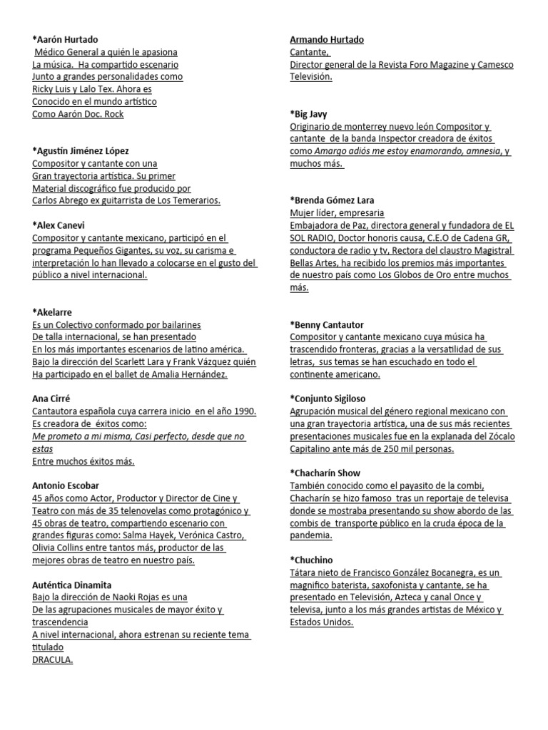 Semblanza Galardonados | PDF | México Semblanza Galardonados | PDF | México