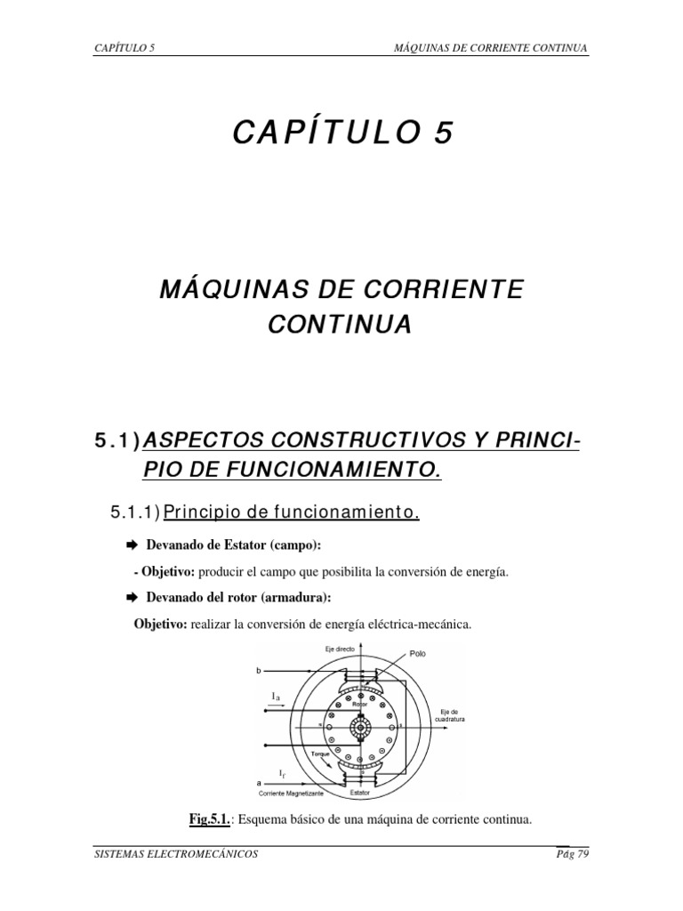 Libro Maquinas de Corriente Continua | PDF | Generador eléctrico | Inductor