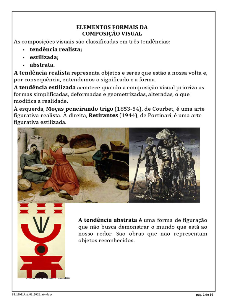 Elementos Das Artes Visuais) | PDF | Cor | Arte abstrata