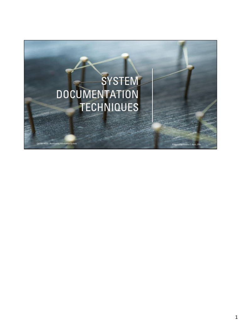 3_System_Documentation_Techniques | PDF | Computing | Information Technology