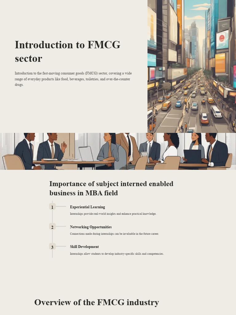 FMCG Sector Overview & Internship Impact | PDF | Brand | Sustainability