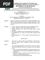 Susunan SPJ Bosp Paud Ta 2025 | PDF