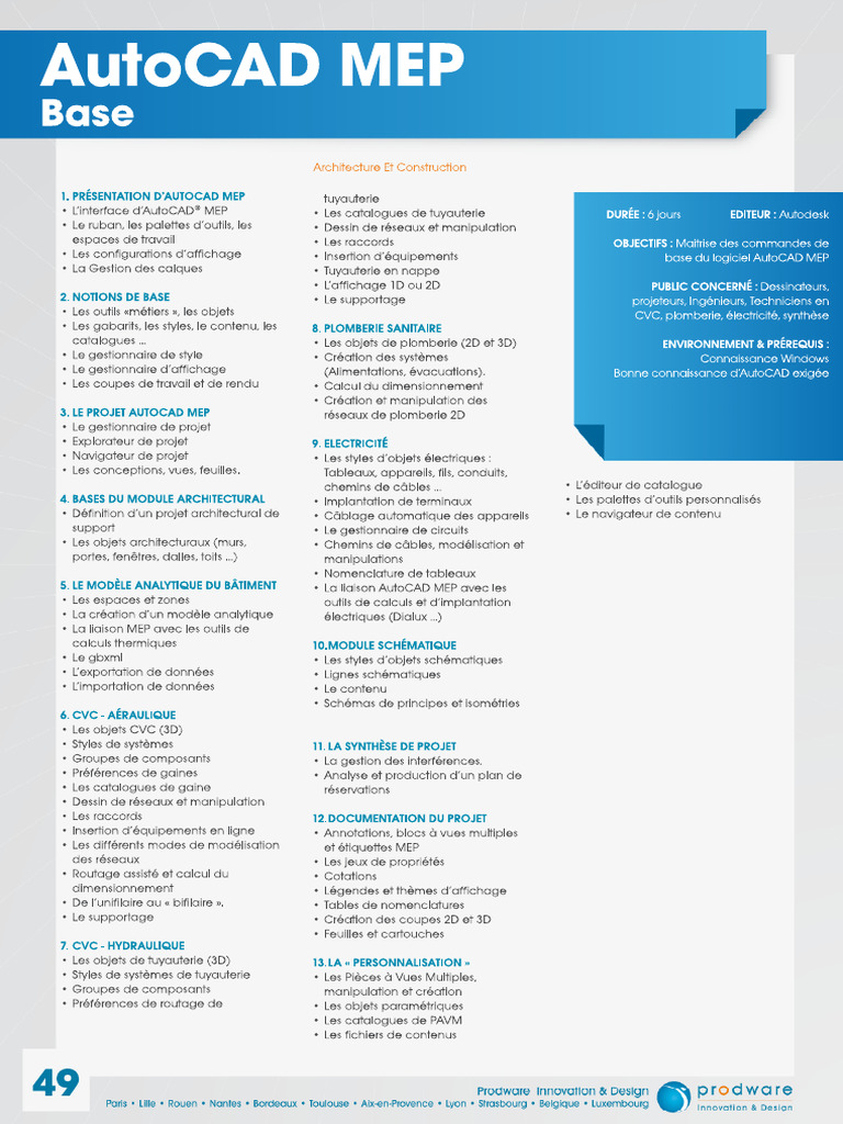 AutoCAD MEP Base | PDF