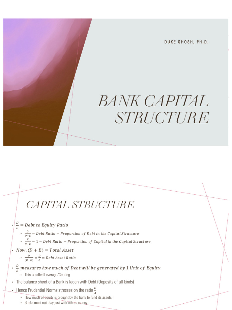 Banking | PDF | Capital Structure | Banks