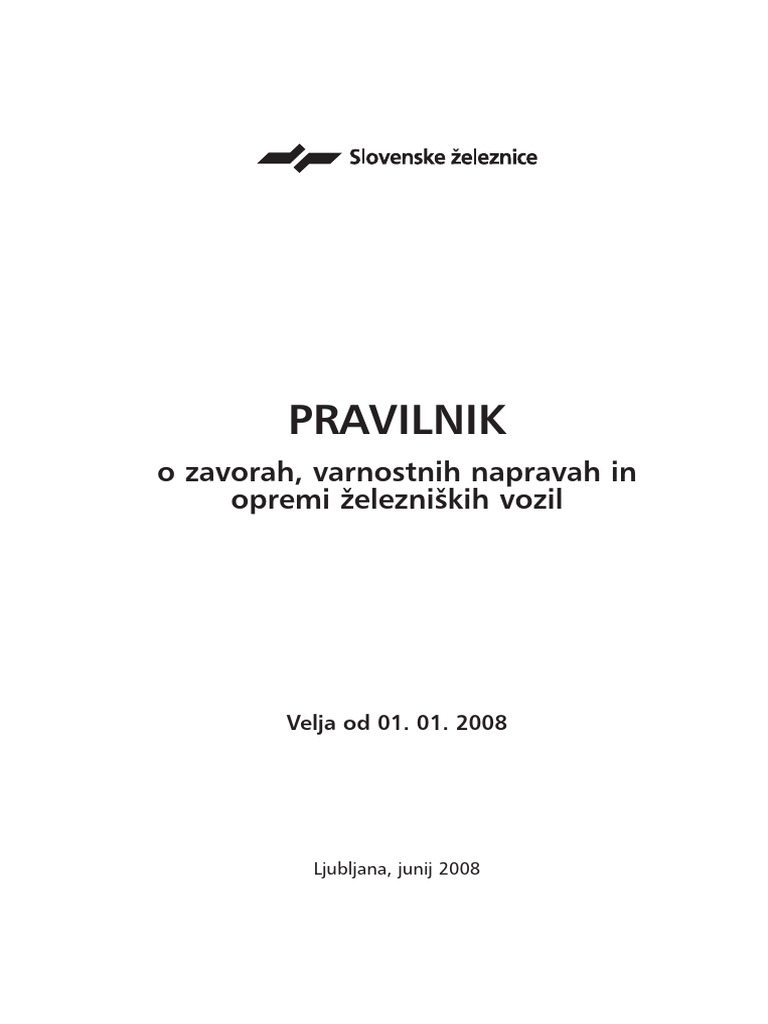 202 Pravilnik o Zavorah 01.06.09 | PDF