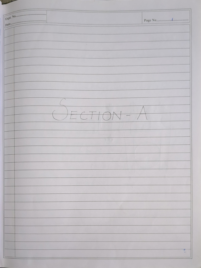 SHARWIN - Physics Record Section-A | PDF