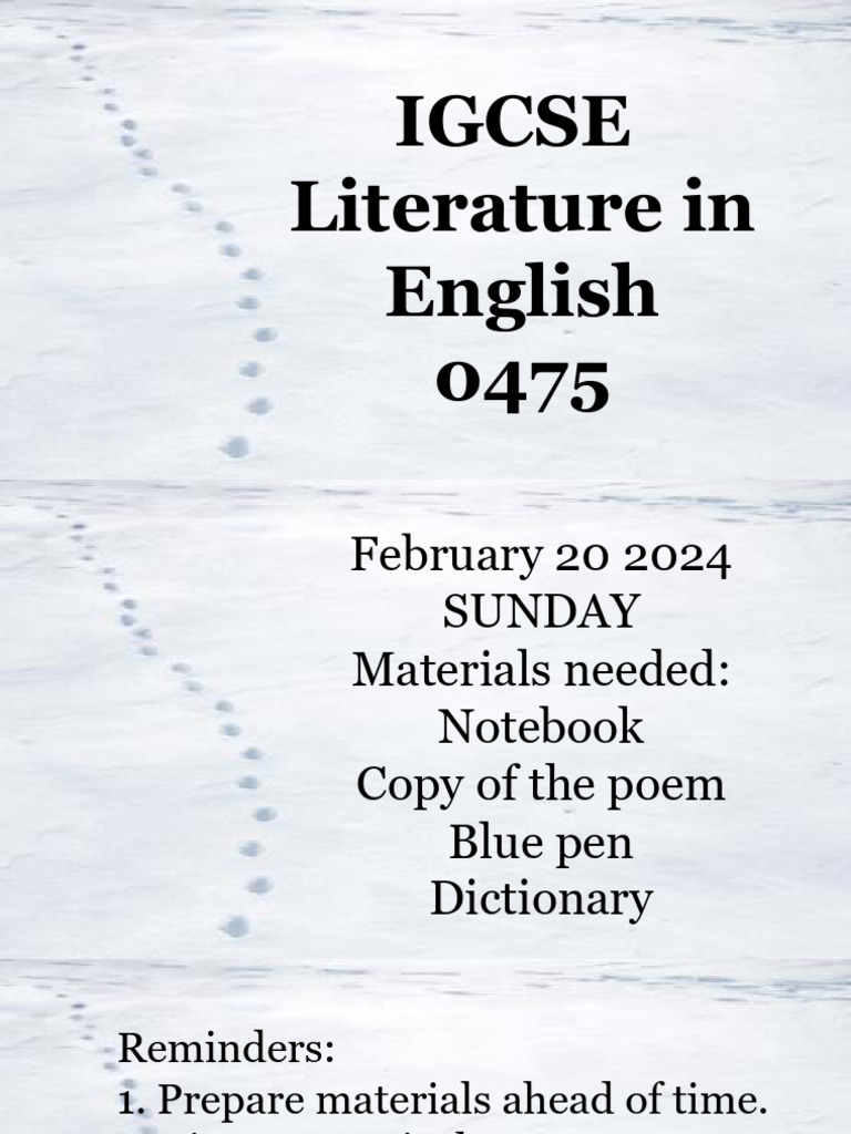 Buck in The Snow Lesson 1 | PDF | Poetry | Human Communication