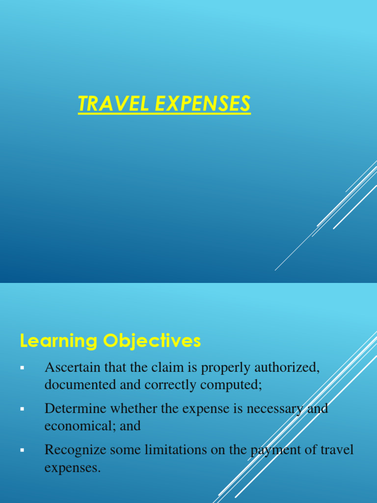 LARGE Day 1 Travel Expenses | PDF | Government