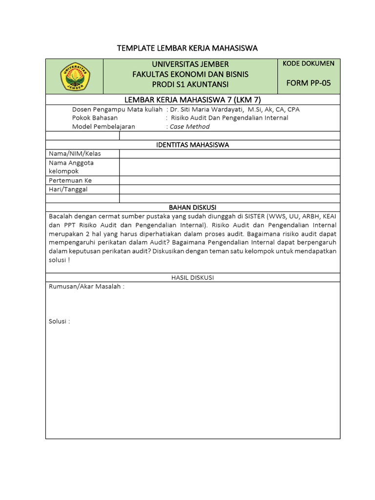 LKM 7 - Auditing 1 | PDF