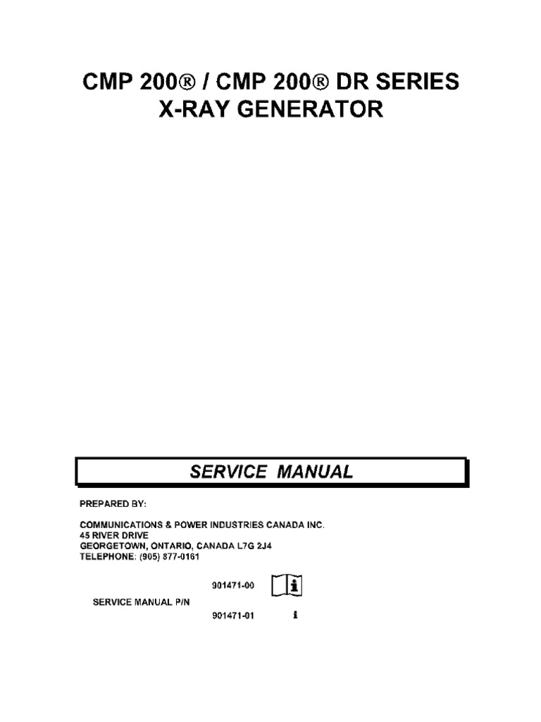 Cmp200 Service Manual | PDF