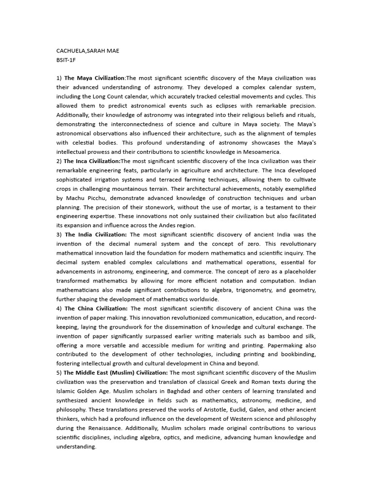 Cachuela, Sarah | PDF | Mathematics | Science