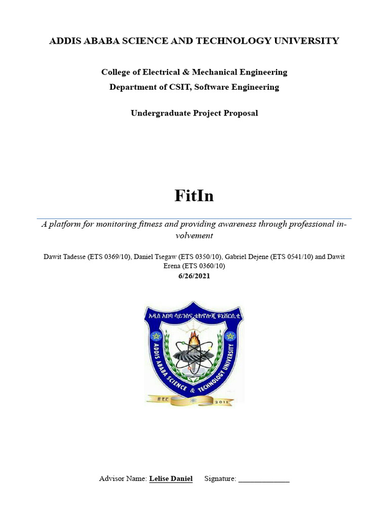 Fitin Project Documentation | PDF | Java Script | Physical Fitness