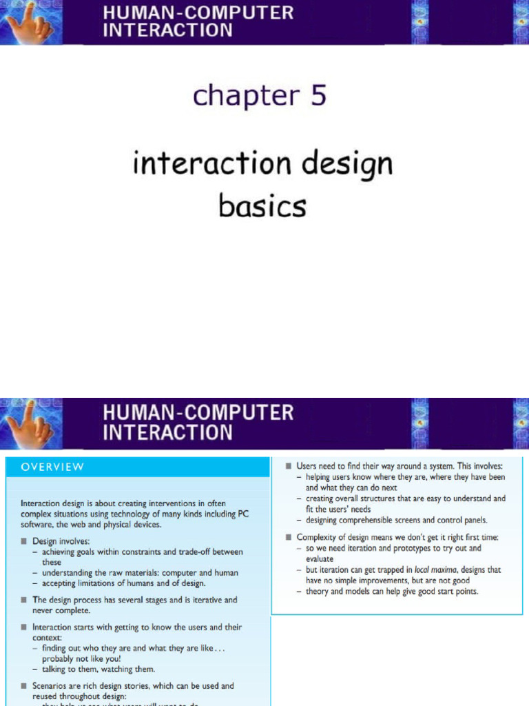 2.0 Interaction Design Basics | PDF | Human–Computer Interaction ...
