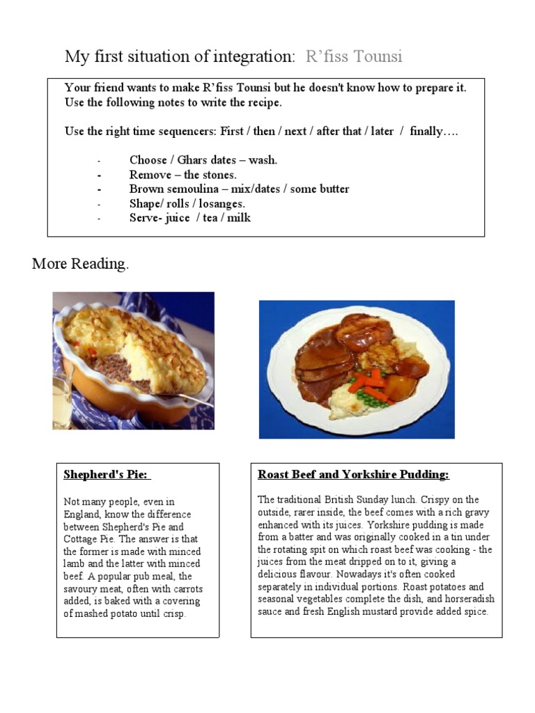 File 1 - Recipes and Food | PDF