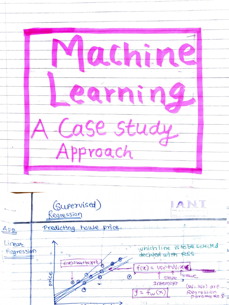 Coursera Course - Machine Learning - A Case Study Approach | PDF | Applied Mathematics