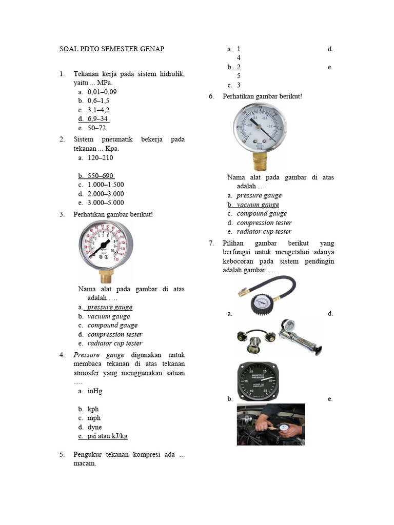 Soal PDTO Kelas 10 Semester 1 | PDF