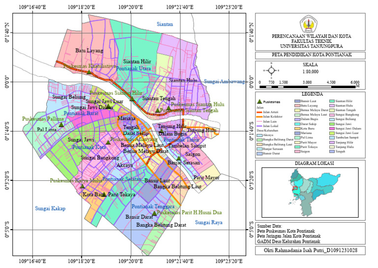 Peta Pendidikan Kota Pontianak | PDF
