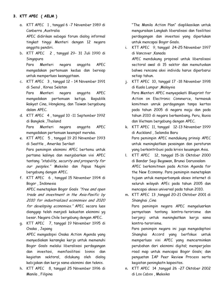 KTT Apec | PDF