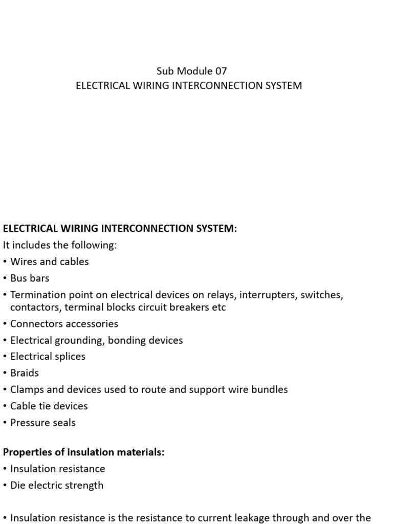 EWIS | PDF | Bearing (Mechanical) | Electrical Connector