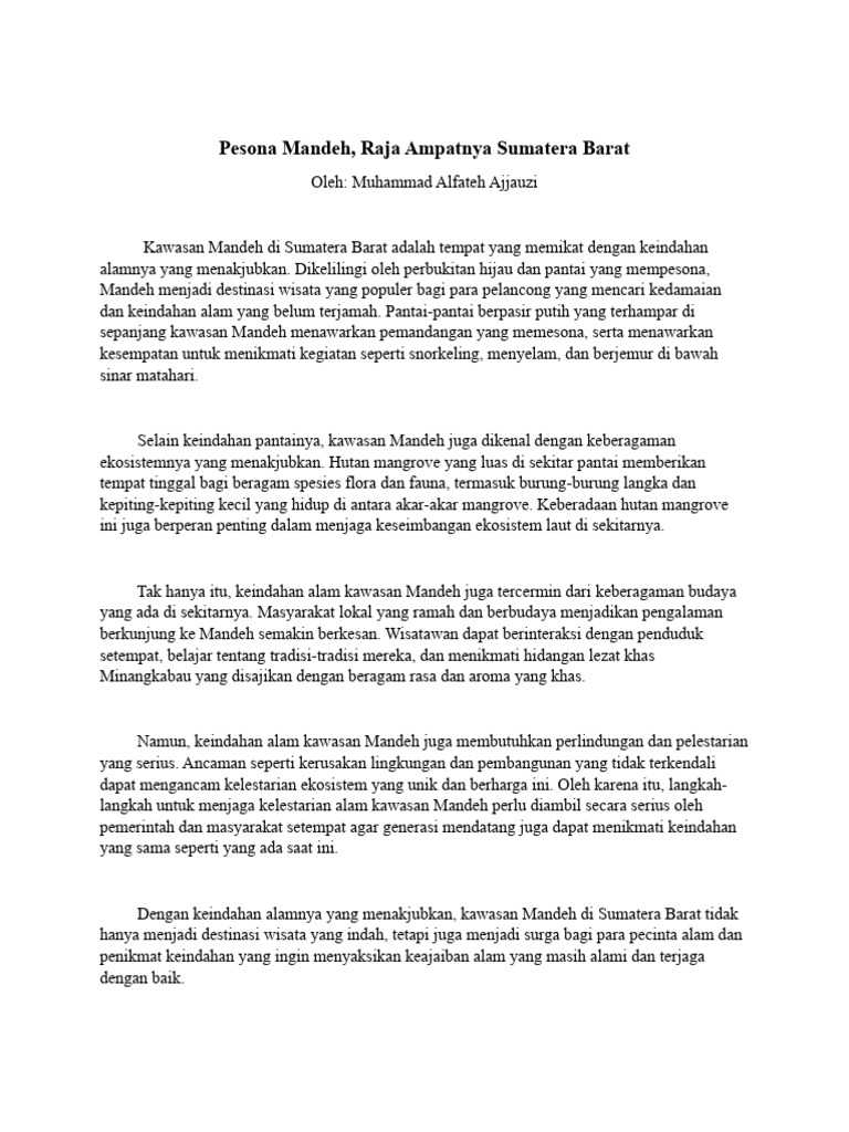 Laprak Bahasa Indonesia | PDF