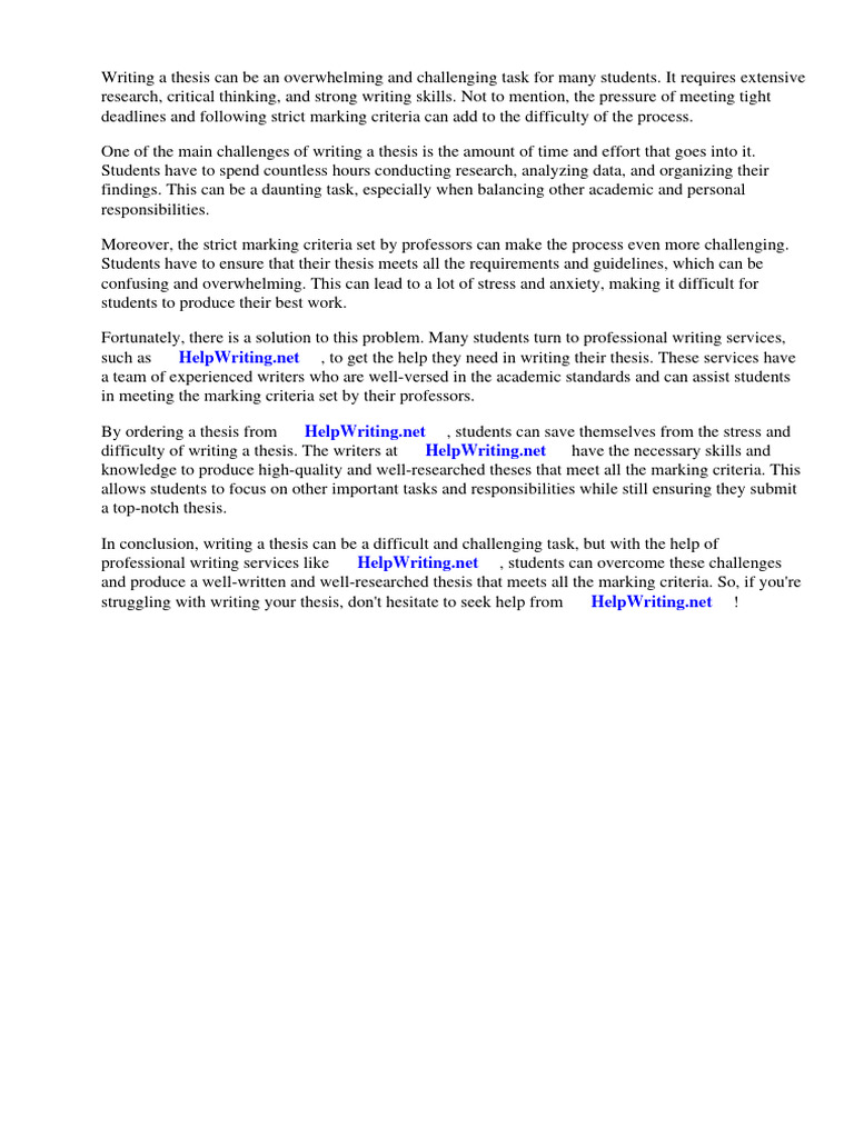 Term Paper Marking Criteria | PDF | Essays | Theory