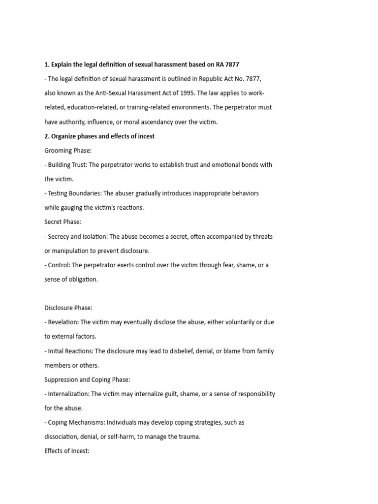 Answer Sheet | PDF | Child Abuse | Domestic Violence