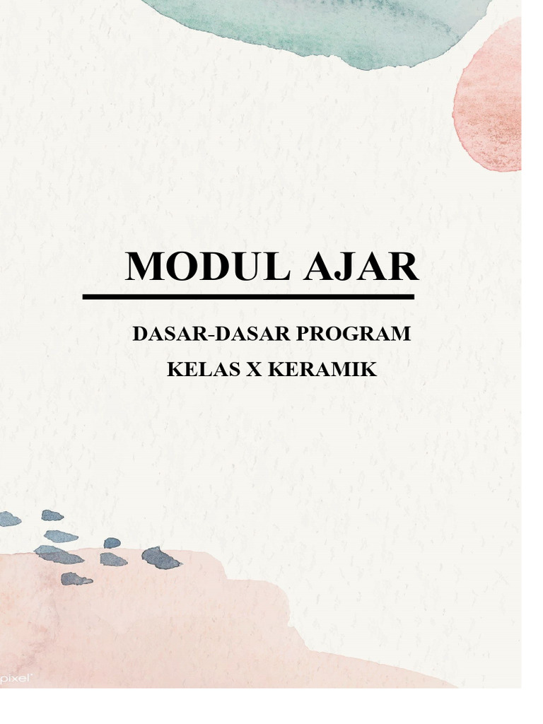 Modul Ajar DasProg | PDF