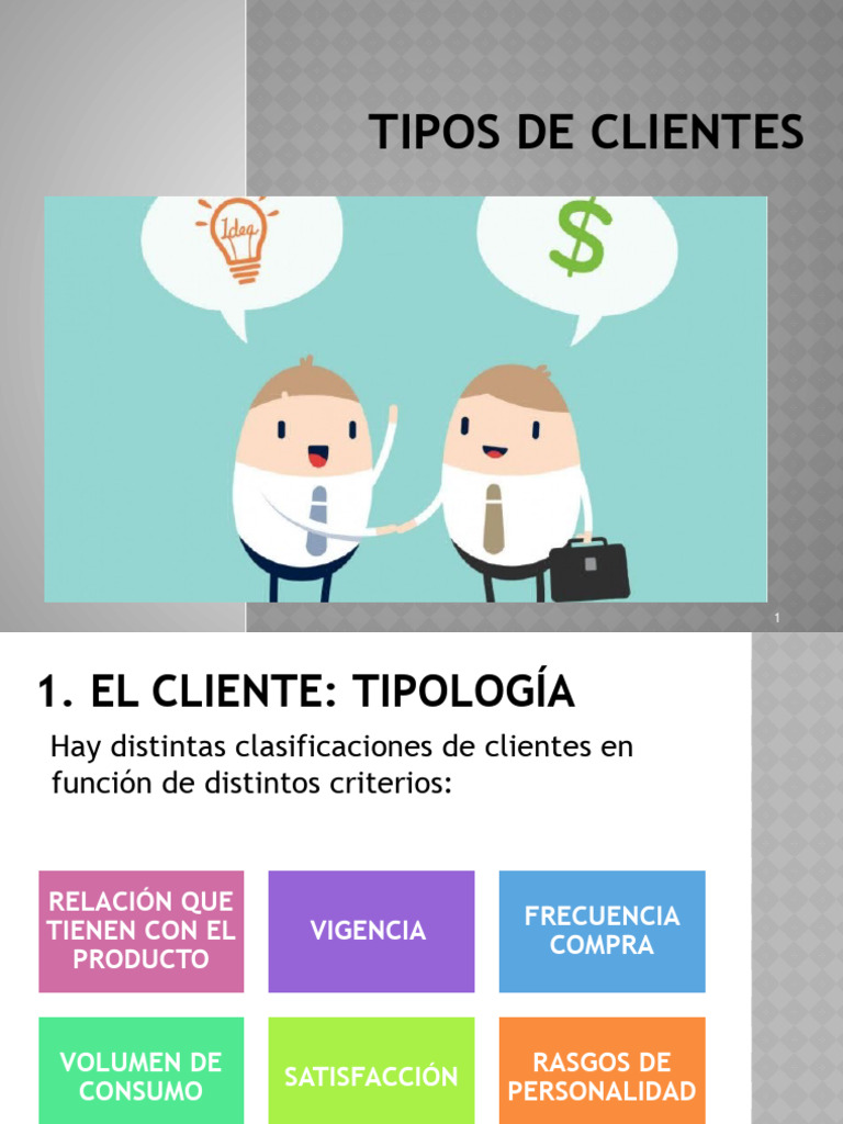 3 TIPOLOGÍA DE CLIENTES | PDF | Cliente | Marca