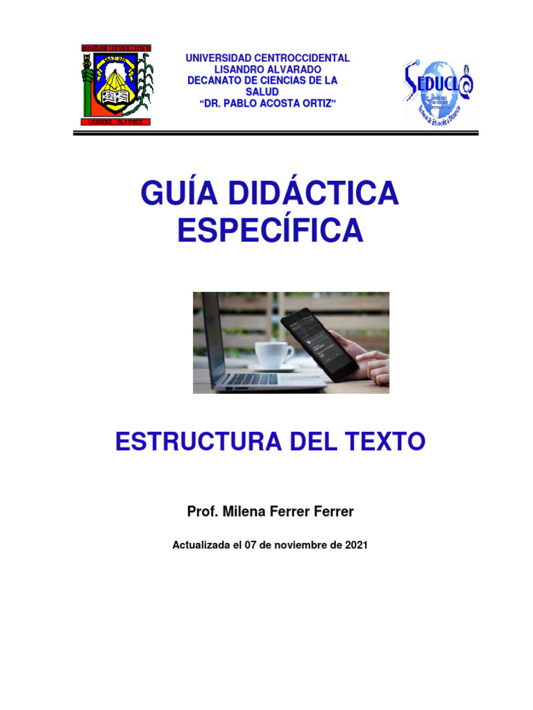 Estructura Del Texto | PDF | Salud mental | Mente