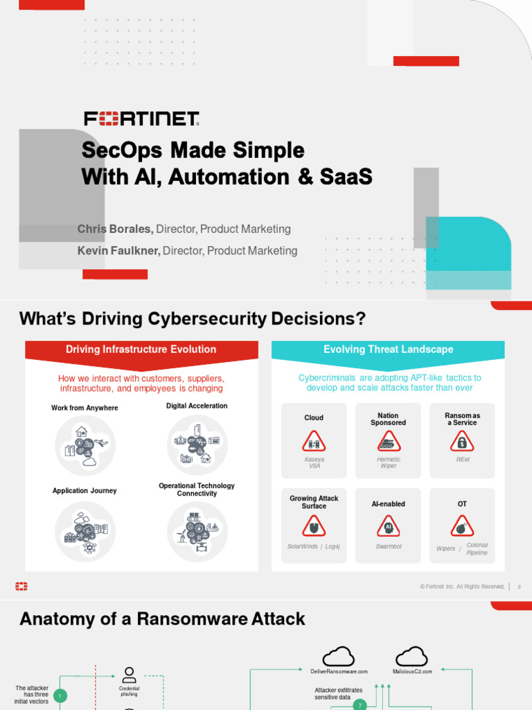 SecOps Made Simple With AI Automation and SAAS | Download Free PDF | Security | Computer Security