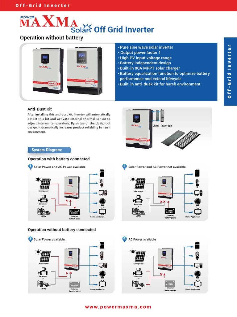 Data-Sheet-PMV3-PMV5 | PDF | Power Inverter | Solar Power