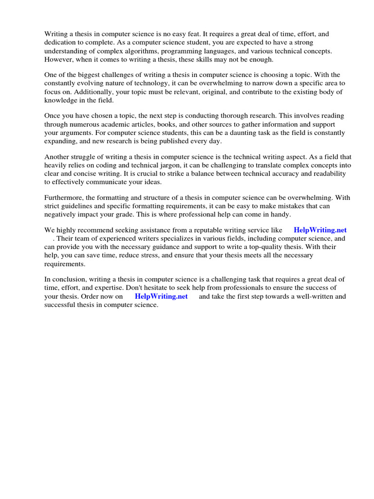 Term Paper Computer Science | PDF | Computer Science | Science