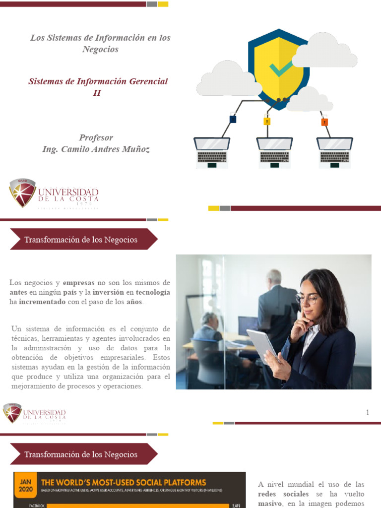 (Nuevo) LOS SISTEMAS DE INFORMACIOÌN EN LOS NEGOCIOS SIG II | PDF ...