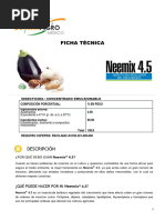 Ficha Técnica - Belt 480 SC | PDF | Cocina vegana | Cultivos