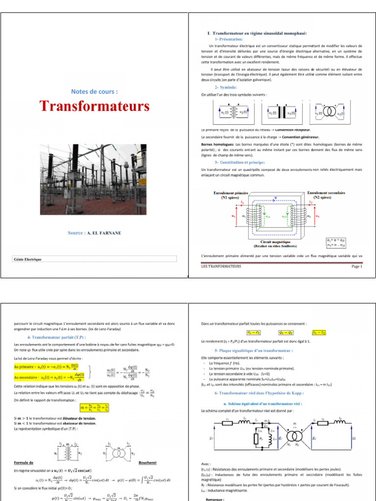 TRANSFORMATEURS | PDF