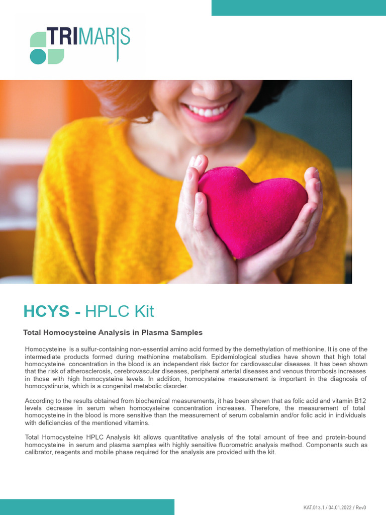 Hcys - HPLC Kit | Download Free PDF | High Performance Liquid ...