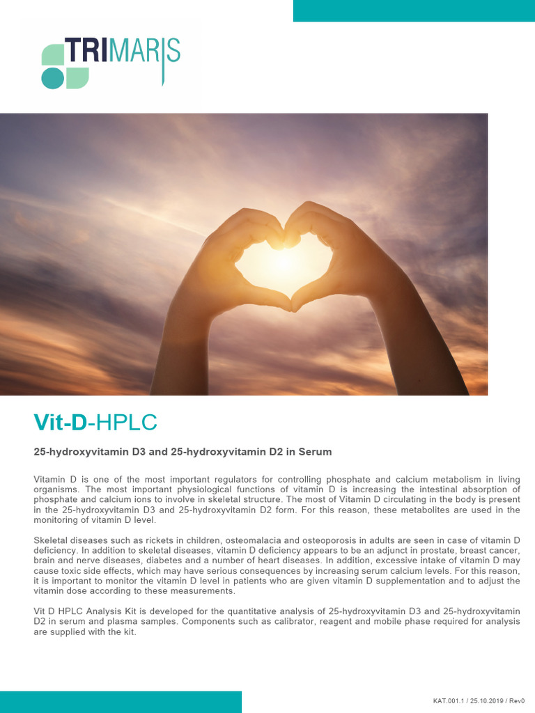 Vit D HPLC Trimaris 2022 | PDF | Vitamin D | High Performance Liquid ...