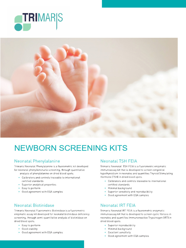 Newborn Screening Kits 2022 | PDF