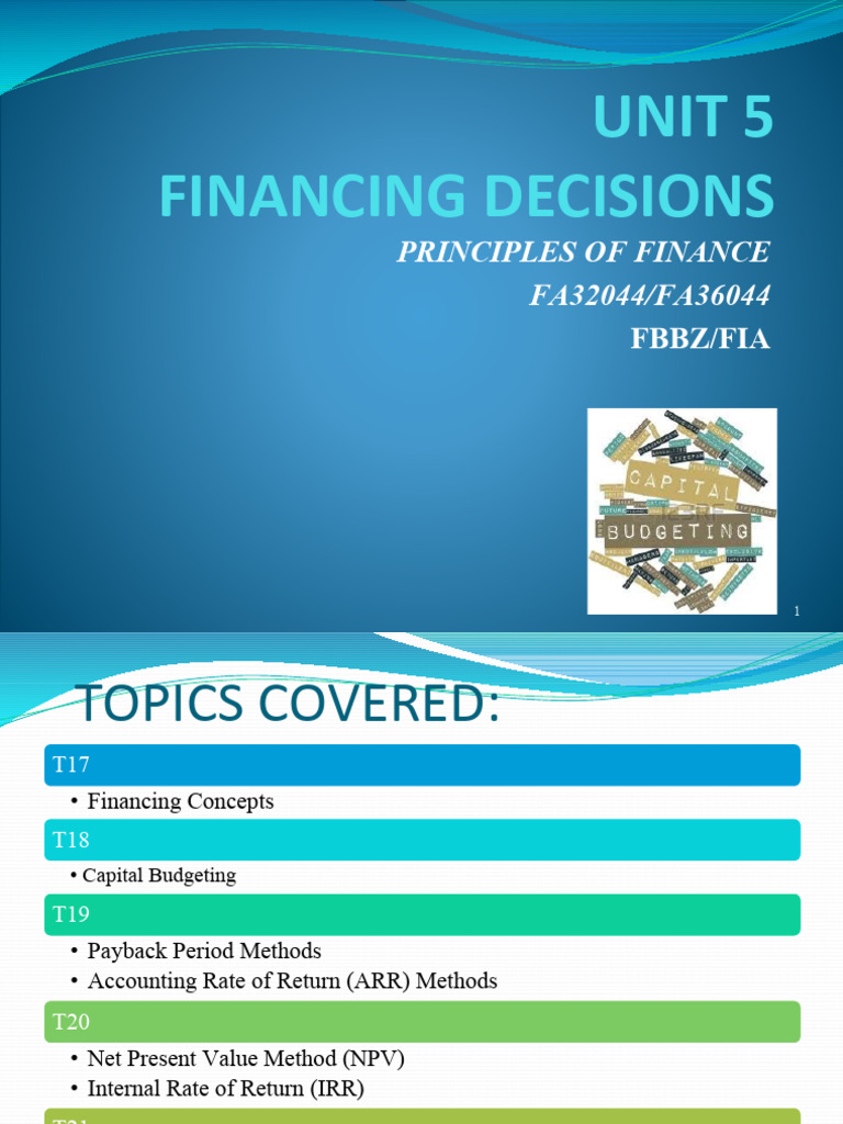 PBP & Arr | PDF | Depreciation | Net Present Value