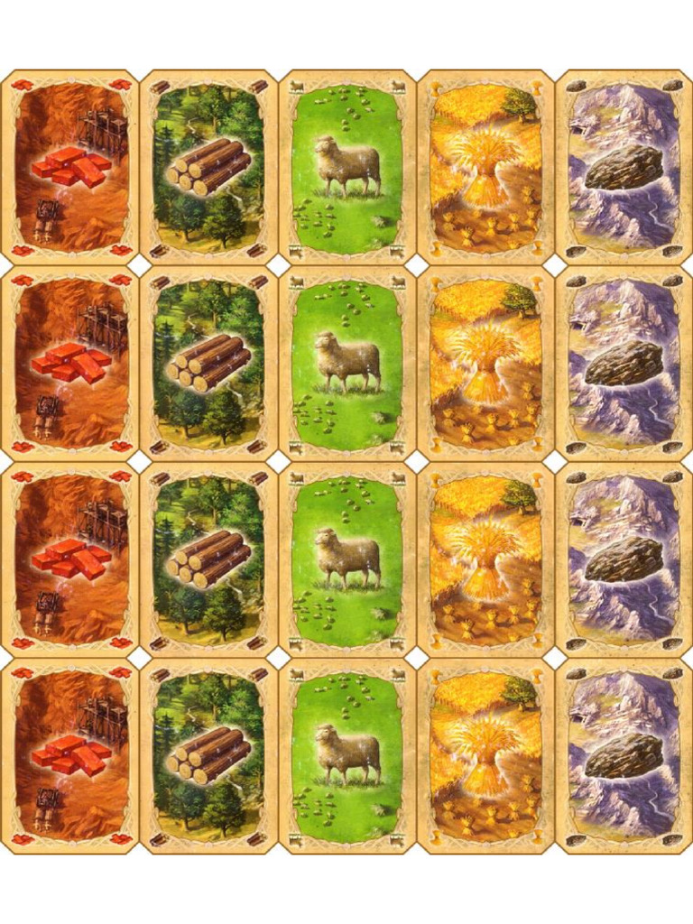 Catan Cards | PDF