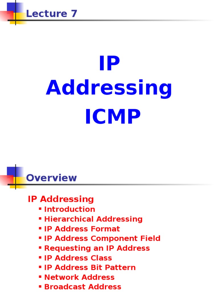 Net Lec7 | PDF | Ip Address | Network Layer Protocols