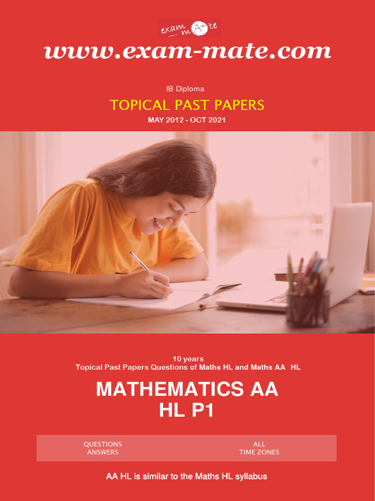 Exam Mate Maths P1 | PDF | Exponential Function | Zero Of A Function