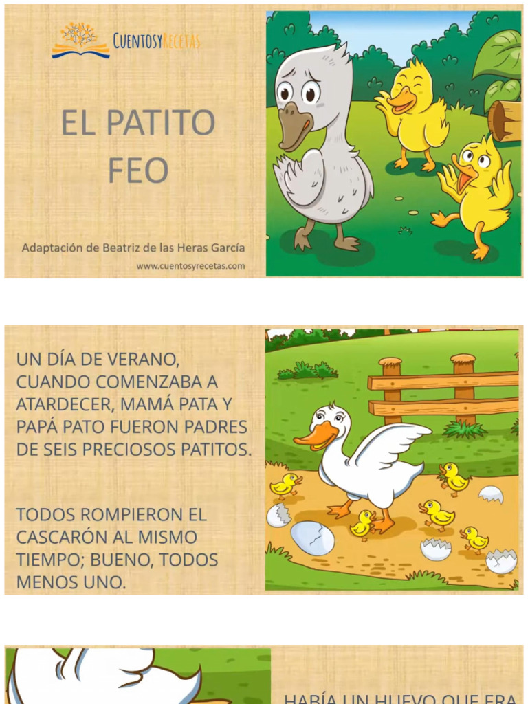 Cuento El Patito Feo | PDF