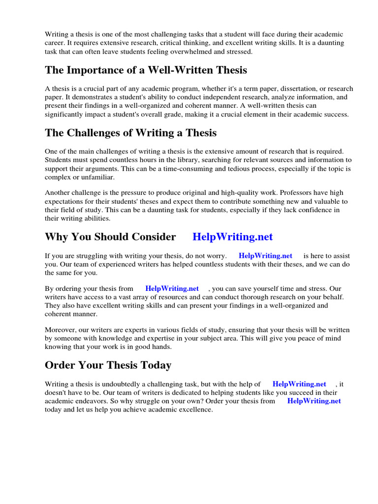 Term Paper Introduction Example | PDF | Essays | Thesis