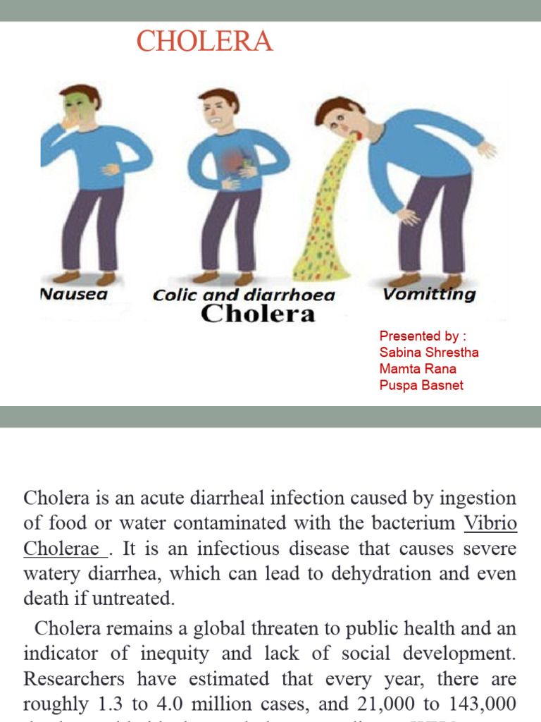 CHOLERA | PDF | Cholera | Diarrhea
