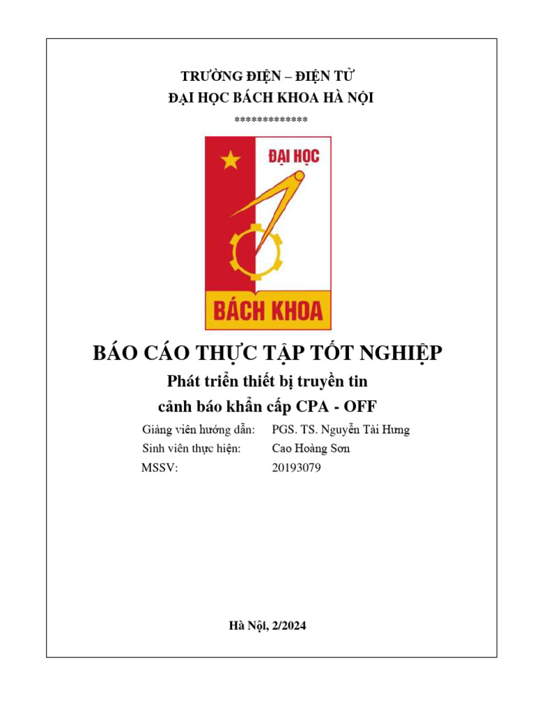SON Thuc Tap Tot Nghiep | PDF